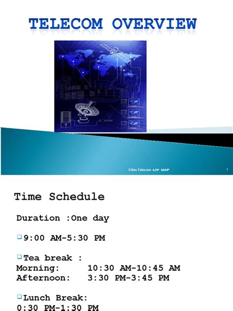 Telecom Overview 14072011 Pdf Computer Network Fiber To The X