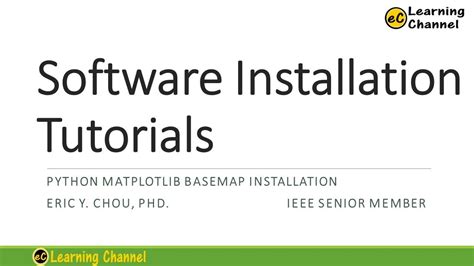 Installation Of Matplotlib Basemap Proj4 For Windows 10 Youtube