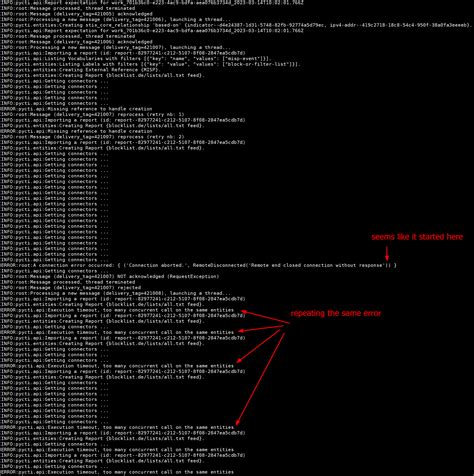 Too Many Concurrent Call On The Same Entity Issue Opencti