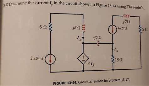 solved 13 17 determine the current io in the circuit shown
