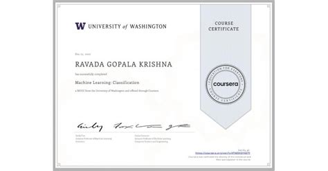 ravada gopala krishna on linkedin completion certificate for machine