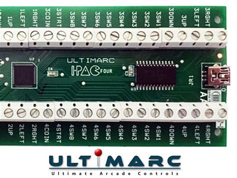 Ultimarc Ipac4 New Version Usb Keyboard Encoder Interfase Arcade Expert Your Retro Arcade