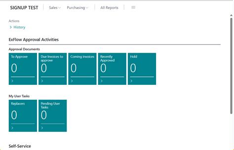 Exflow Menu Signup Software Documentation Platform
