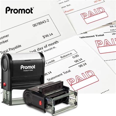 Buy Promot Paid Stamp Self Inking Stamp Paid Stamp For Office