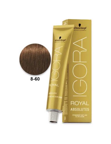Igora Absolute 860 Light Blonde Chocolate Natural 60ml Schwarzkopf