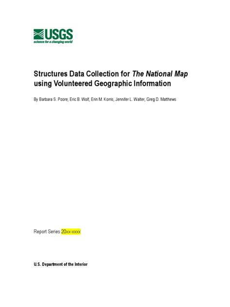 Pdf Sstructures Data Collection For The National Map Using Volunteered Geographic Information