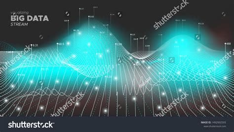 Big Data Screen Technology Background Big Data Royalty Free Stock