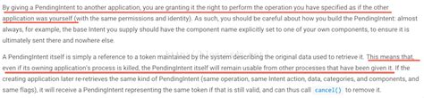 Android Notification Pendingintent：当前app被kill 掉之后，当前app发送的notification