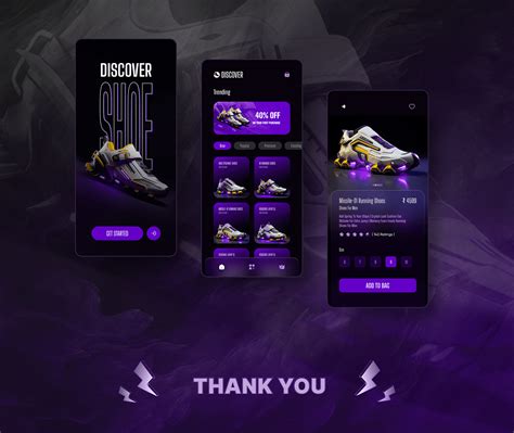 Shoe Shop App Ui On Behance