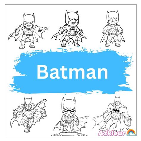 Printable Batman Coloring Pages