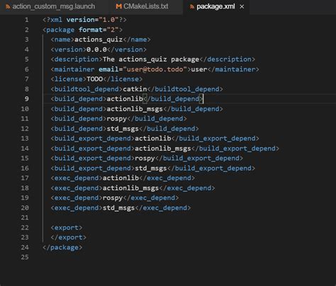 Issue With Custom Action Server Message Ros Basics In 5 Days Python