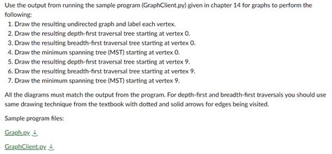 Solved Graph File Implement A Nondirectional Graph Using