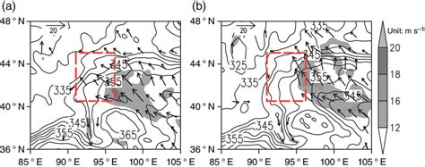 700 Hpa Wind Field Vector Unit M∙s⁻¹ And θse Contour Unit K