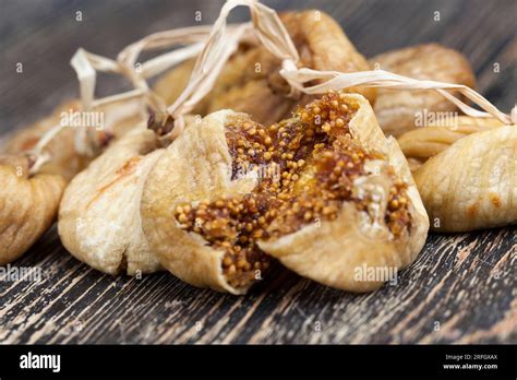 Dried Ripe And Sweet Yellow Figs Figs Dried Naturally In The Sun