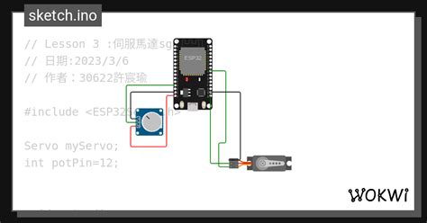 程式設計 伺服馬達sg ino Wokwi ESP STM Arduino Simulator 程式設計 伺服馬達sg ino Wokwi ESP STM Arduino Simulator