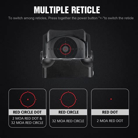Red Dot Sight With Circle Dot Reticle Ohhunt
