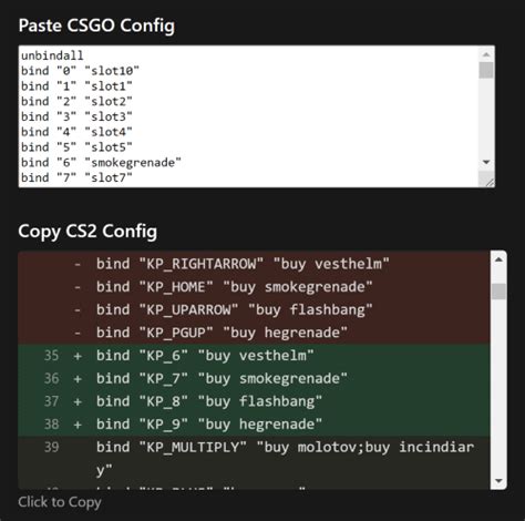 Csgo To Cs2 Config Converter R Globaloffensive