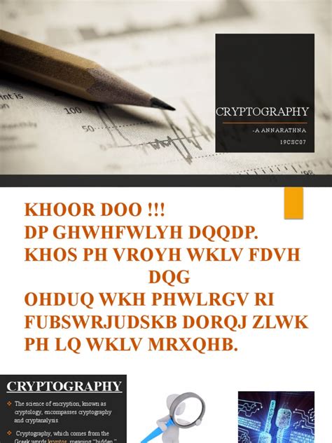 learn cryptography methods like substitution ciphers and xor encryption pdf cryptography