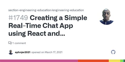 Creating A Simple Real Time Chat App Using React And With E2e