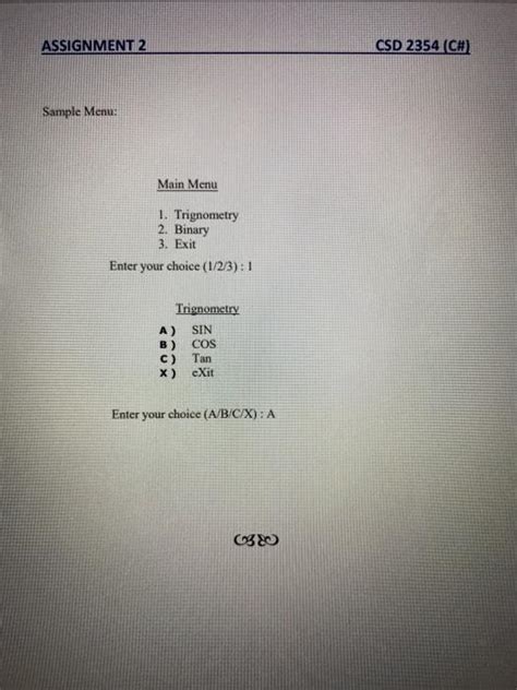 Solved Assignment 2 Csd 2354 Ch In This Assignment You Are