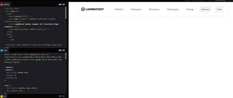 How To Use Css Transform Origin Property Lambdatest