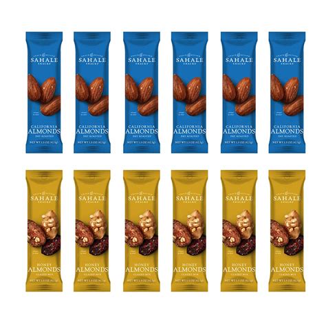 Sahale Snacks Almonds Variety Pack 15 Ounces Pack Of 12