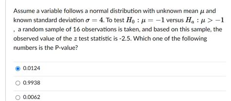 Solved Assume A Variable Follows A Normal Distribution With Chegg