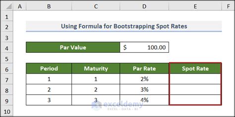 How To Calculate Bootstrapping Spot Rates In Excel 2 Examples
