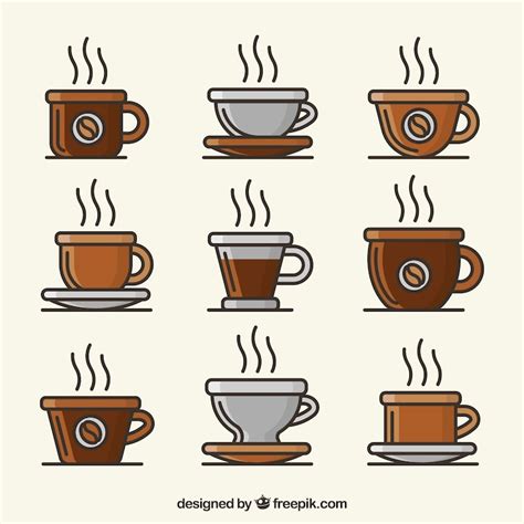 열 컵 벡터 Freepik에서 무료 고품질 벡터를 다운로드하세요 Freepik