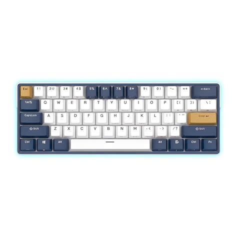 Teclado Mecanico Royal Kludge Rk61 Rgb Switch Red 60 Klein Blue