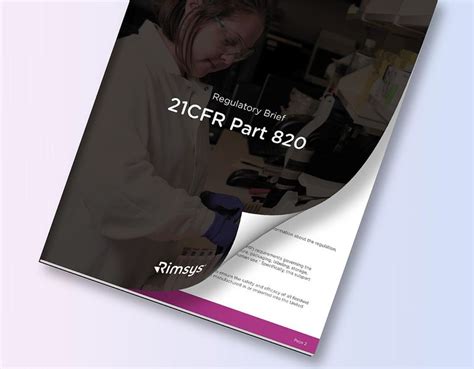 An Overview Of 21 Cfr Part 820 Quality Systems For Medical Device Manufacturers