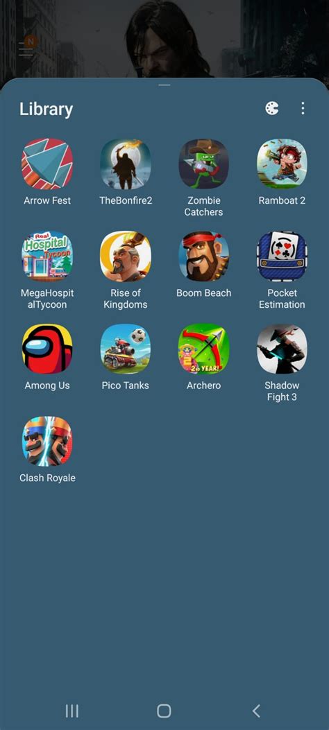 Javascript Android Game Laundcher Library Drawer Stack Overflow