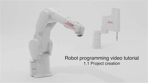 Robot Melfa Programming Lesson 11 New Project Creation Youtube