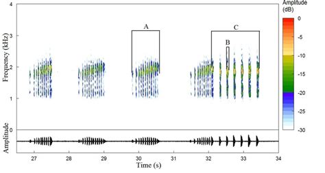 Spectrogram Above And Waveform Below Of The Complex Advertisement