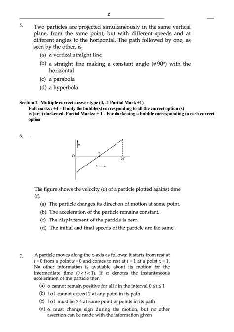 SOLUTION Jee Advanced Examination Model Que Papers Download Studypool