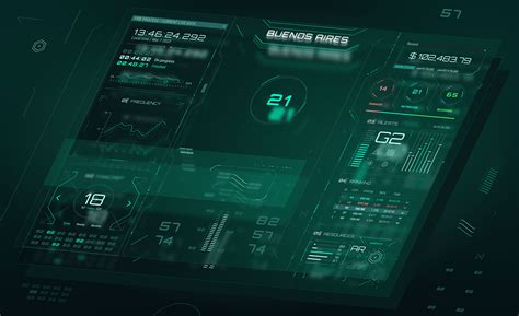 HUD Dashboard Interface Behance