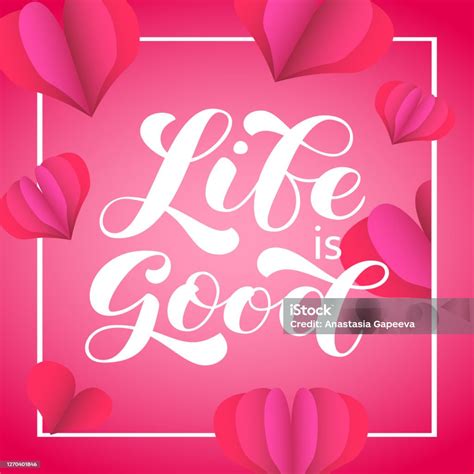 인생은 좋은 브러시 레터링입니다 배너 또는 포스터에 대한 벡터 스톡 일러스트레이션 개성 개념에 대한 스톡 벡터 아트 및 기타 이미지 개성 개념 권위 규칙 Istock