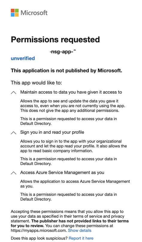 Service Account For User Impersonation Scope For Modifying Nsgs