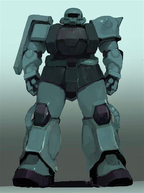 Zaku Ii Gundam And More Drawn By Rintaro Komori Danbooru