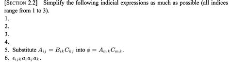 Solved Given What You Know About The Einstein Notation For