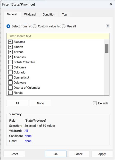 Different Ways To Filter A Dimension Field The Data Babe