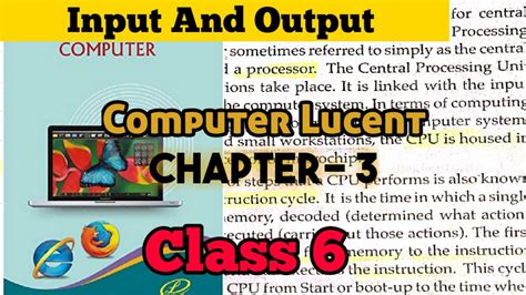 31 Input And Output Devices In Hindi Lucent Chapter 3 In Hindi