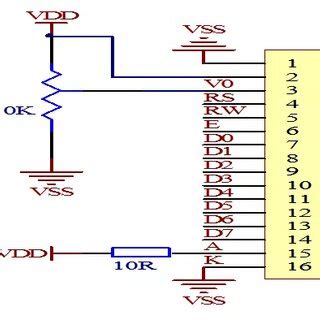 LCD Module Circuit Diagram Download Scientific Diagram