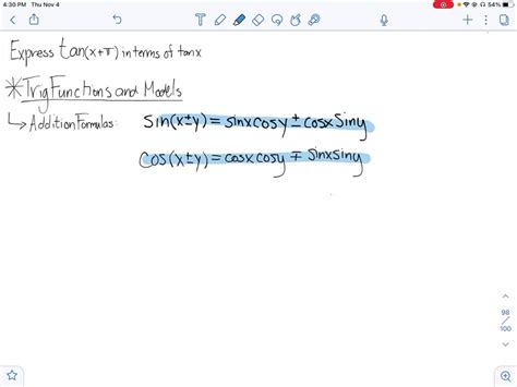 Solved Based On The Addition Formulas Sin X Y Sinx Cosy Cosx Siny Sin