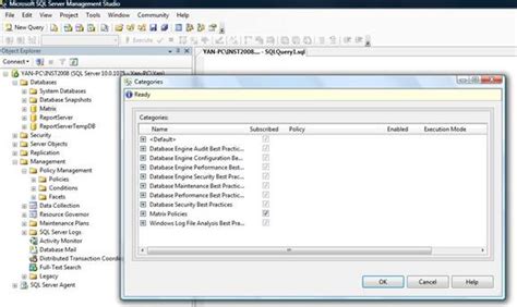 Policy Based Management In Sql Server 2008 Part I Database Journal