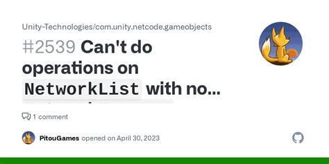 Can T Do Operations On NetworkList With No NetworkManager Offline