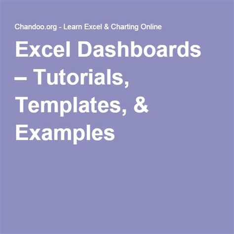 excel dashboards
