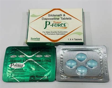 100 Mg 60 Mg Super P Force Tablets Sildenafil 100 Mg And Dapoxetine 60