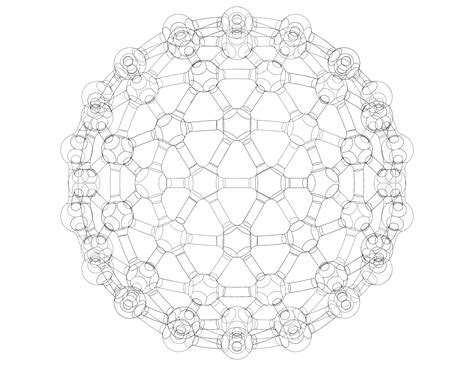 3mf File Geodesic Structure With Atoms 🎨・3d Print Design To Download・cults