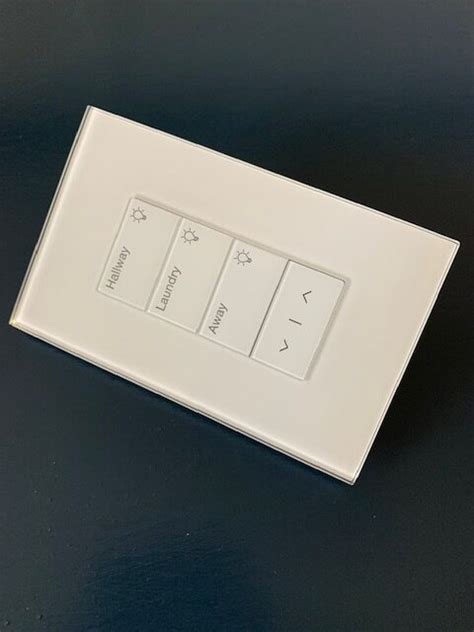 Lutron Palladiom White Glass Keypad Hqwt U Prw Cwh E Bstock2cash